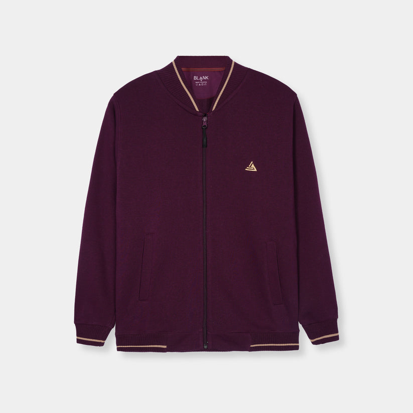 Maroon Fleece Jacket – blankpk